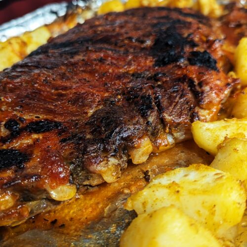 Fall-Off-The-Bone Ribs Baked In Oven